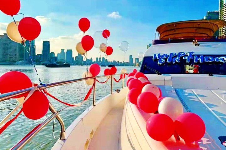 Shanghai VIP Night Cruise with Private Yacht and Dinner Option - Tinggly