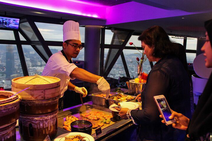 Dining at ORBIT Revolving Restaurant KL Tower with Transfers - Tinggly