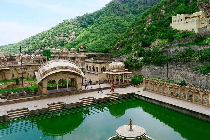 Jaipur Cultural Day Tour Hawa Mahal City Palace and Monkey Temple - Tinggly